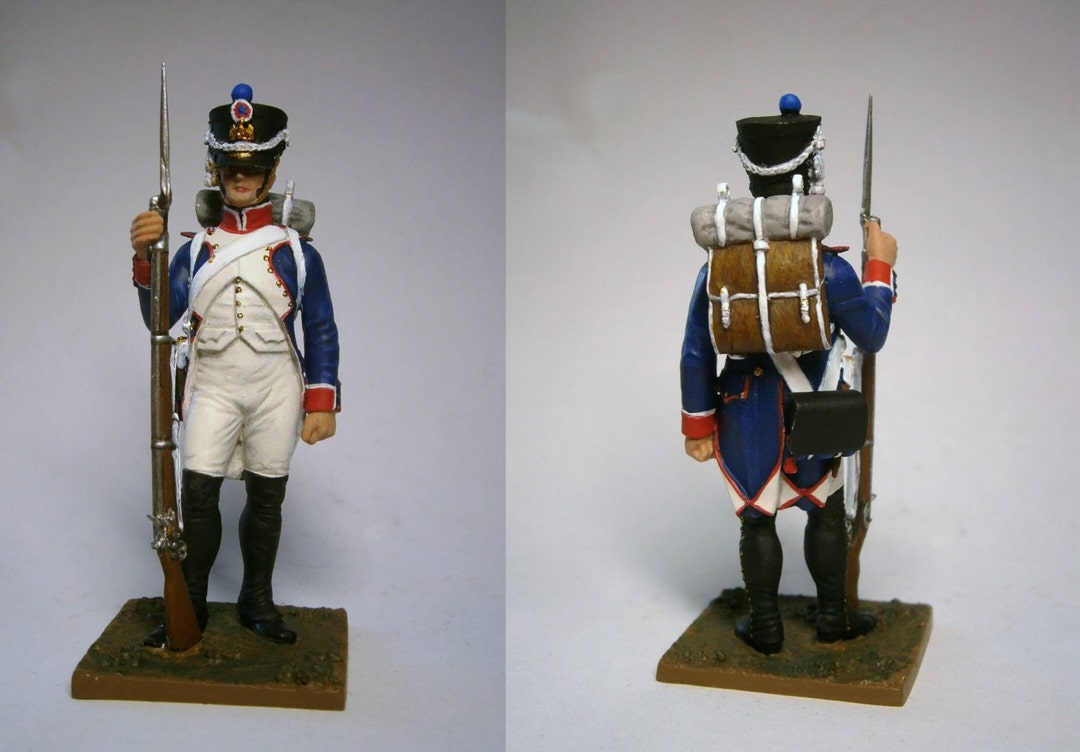 French Fusilier, France 1809. / Tin Figure 54mm - Etsy