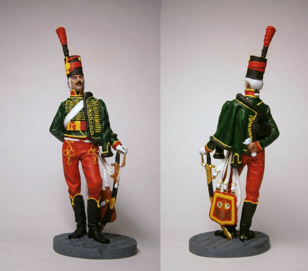 Hussar 7th Regiment. France 1798. Tin Soldier Figure 54mm - Etsy