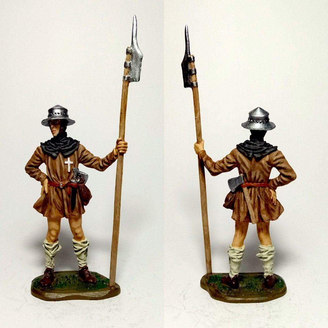 Swiss Warrior, XIV Century / Tin Figure 54mm - Etsy