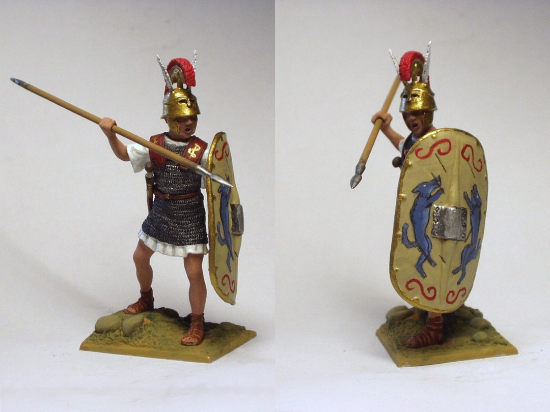 Roman Legionary III-I B.C. / Tin Figure 54mm - Etsy