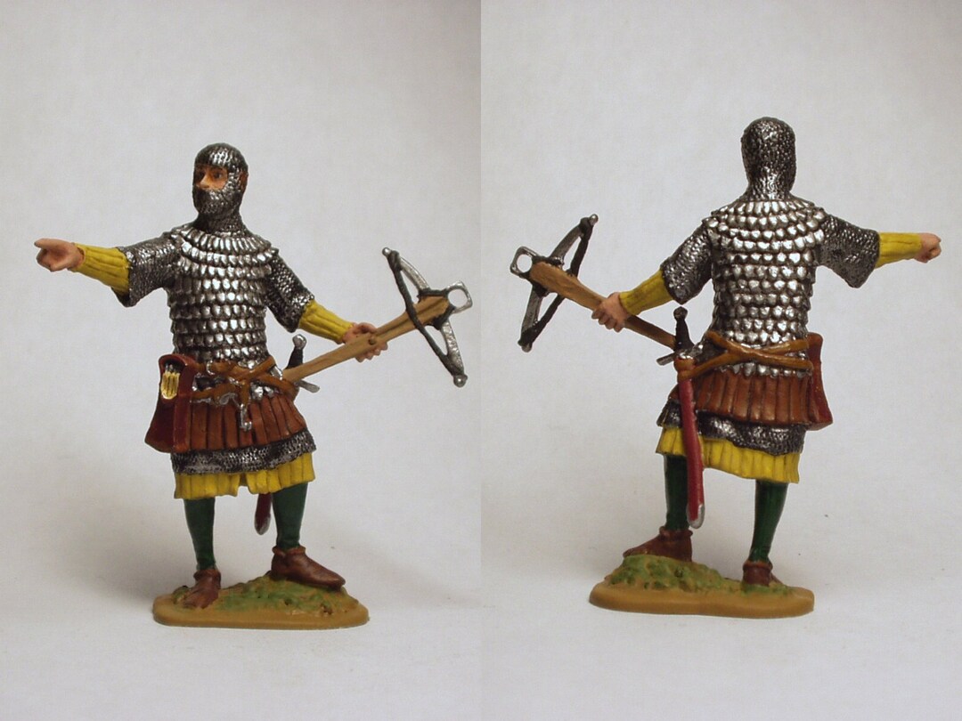 Crossbowman, XIV Century / Tin Figure 54mm - Etsy