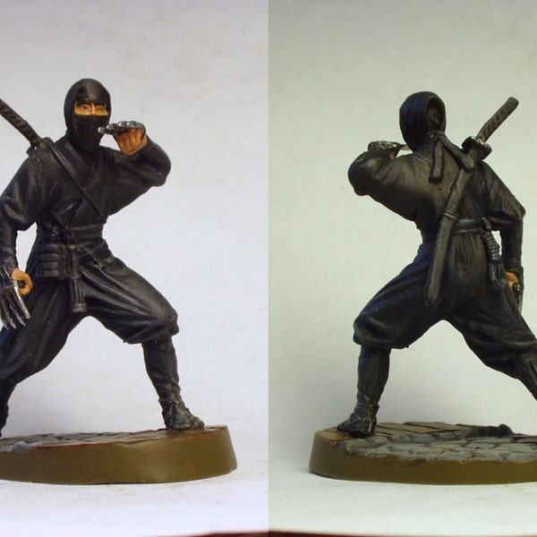 Japanese Ninja Statue - Etsy