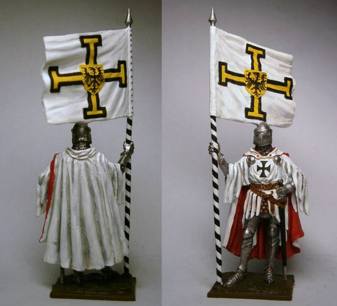 Teutonic Knight XV Century / Tin Figure 54mm - Etsy