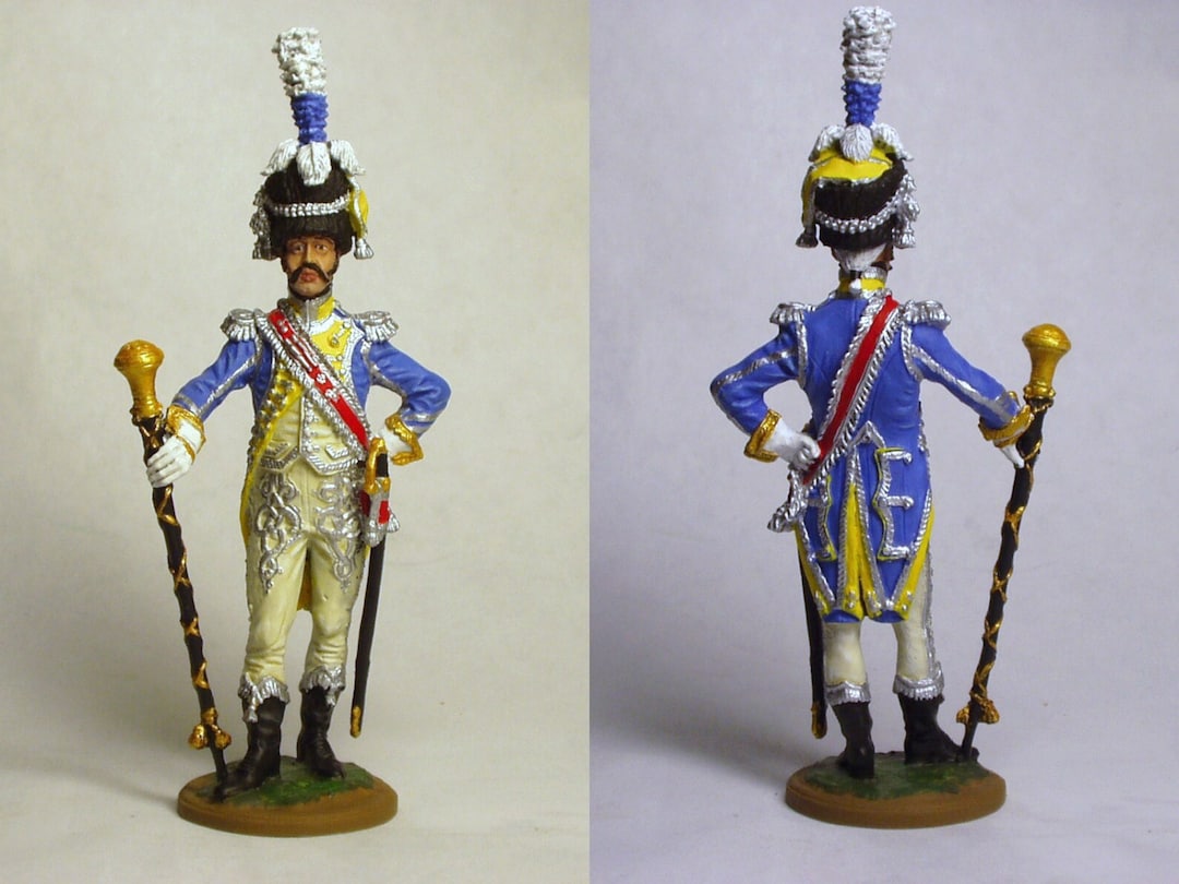 Drum-major of the 3th Dutch Grenadierien Regiment of the Imperial Guard ...