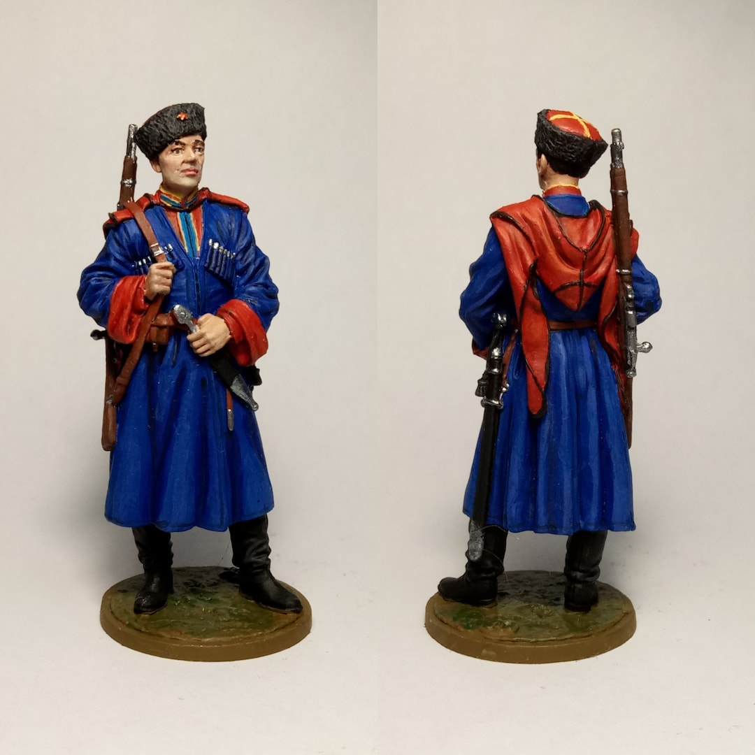 Kuban Cossack. Russia, WWII, Red Army 1940-1942 / Tin Figure 54mm - Etsy