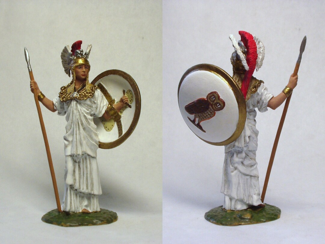 Minerva - the Goddess of Wisdom / Tin Figure 54mm - Etsy
