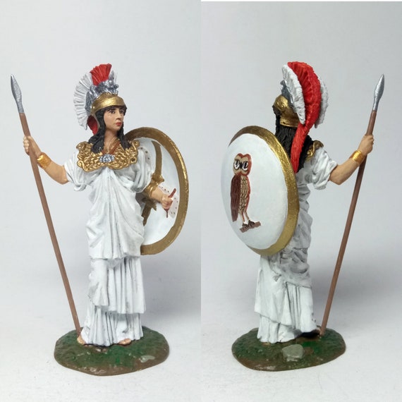 Athena the Goddess of Wisdom / Tin Figure 54mm - Etsy