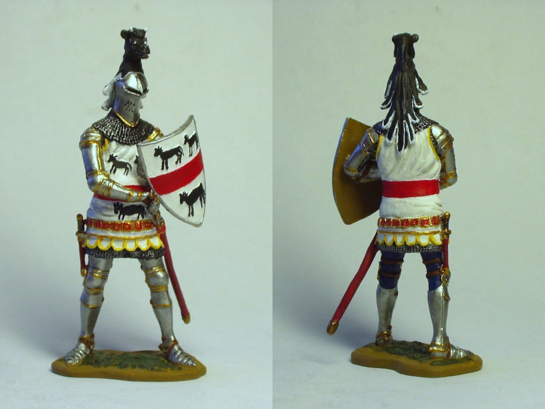 Sir Hugh Calveley (1315-20 - 1393) / Tin Figure 54mm - Etsy