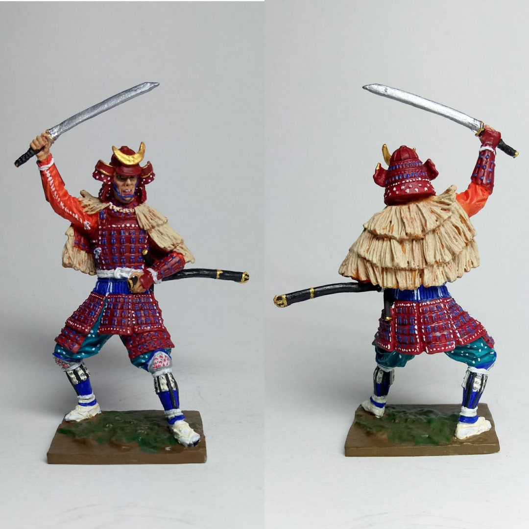 Japanese Samurai, XVI Century / Tin Figure 54mm - Etsy