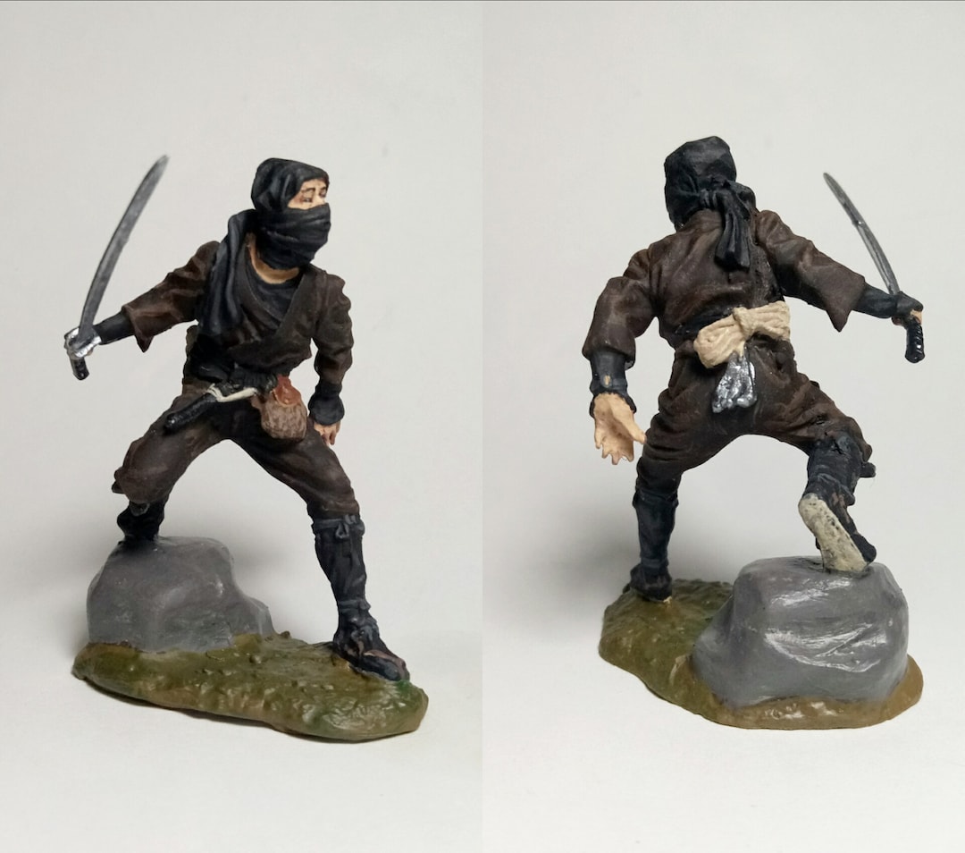 Japanese Ninja (忍者) / Tin Figure 54mm - Etsy