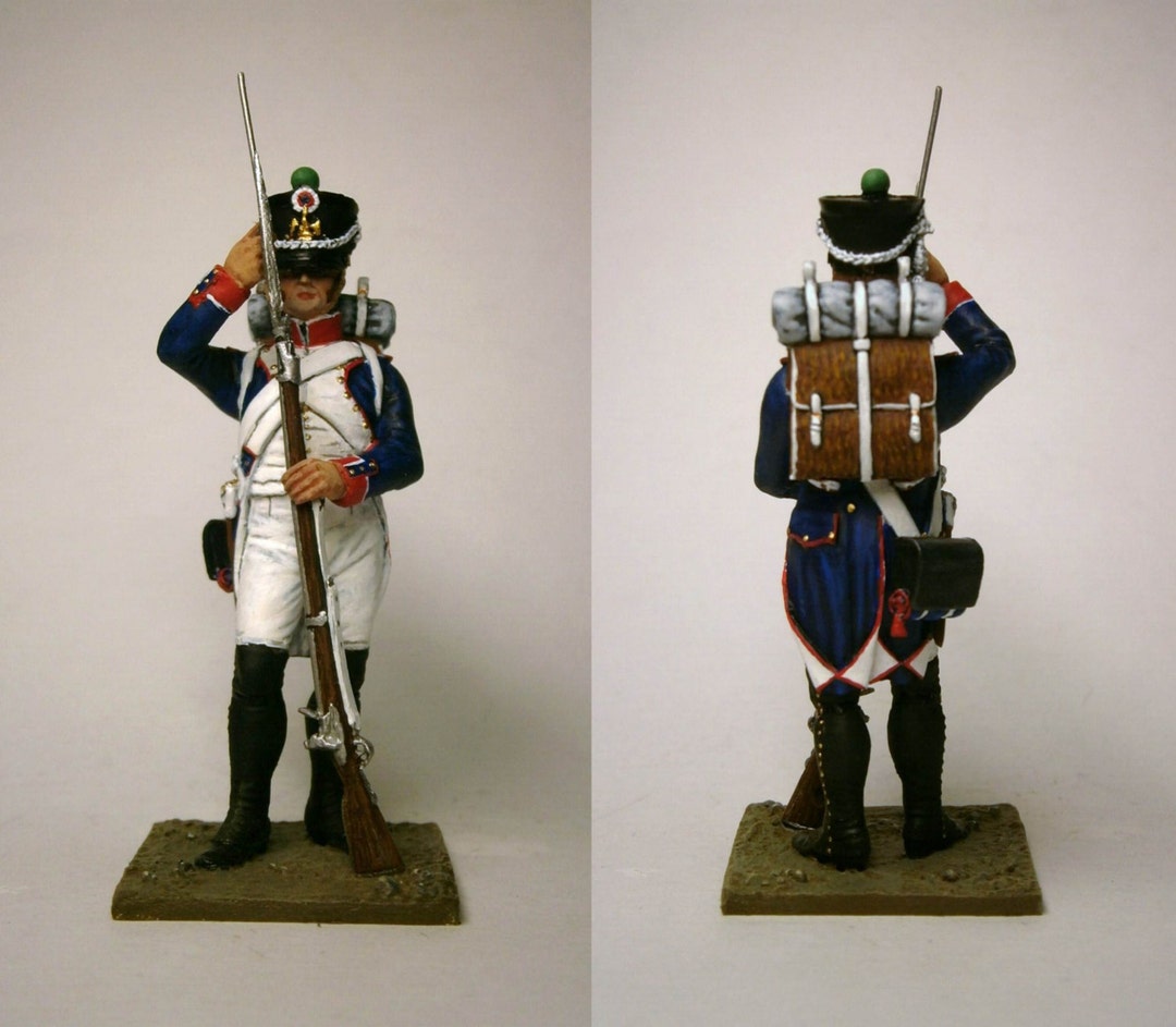 French Fusilier, France 1808-1812. / Tin Figure 54mm - Etsy