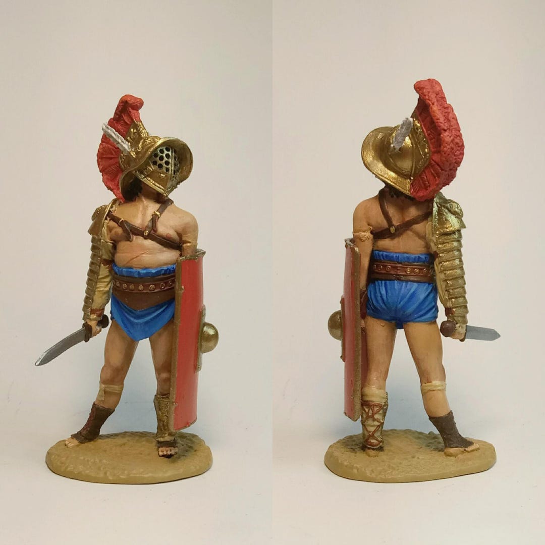Roman Gladiator / Tin Figure 54mm - Etsy