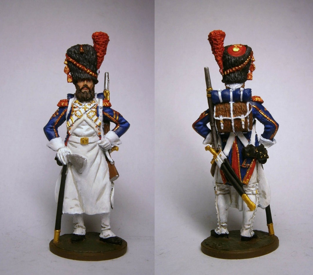 Sapper, Foot Grenadiers of the Guard, France 1810 / Tin Figure 54mm - Etsy