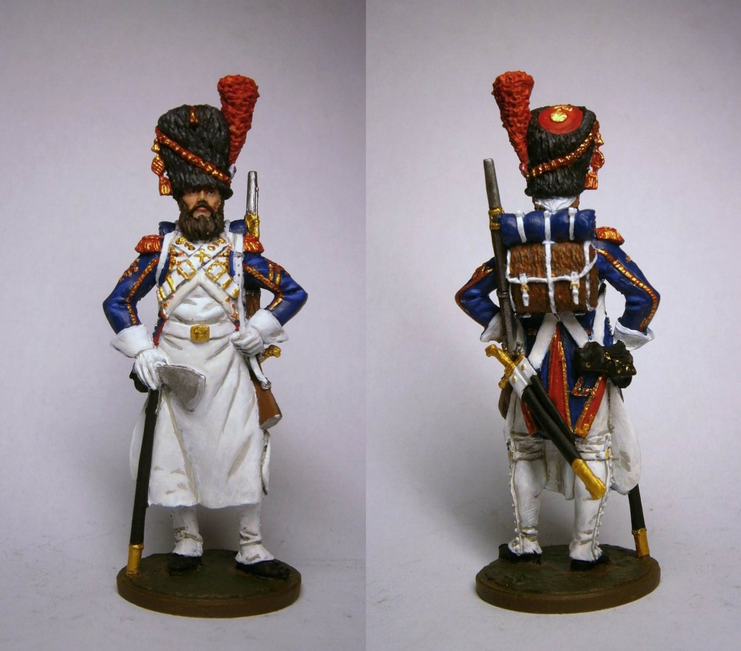 Sapper Foot Grenadiers of the Guard France 1810 / Tin Figure - Etsy