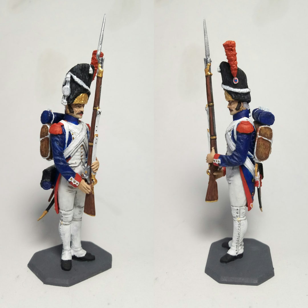 French Grenadier of the Guard. France, 1808 / Tin Figure 54mm - Etsy