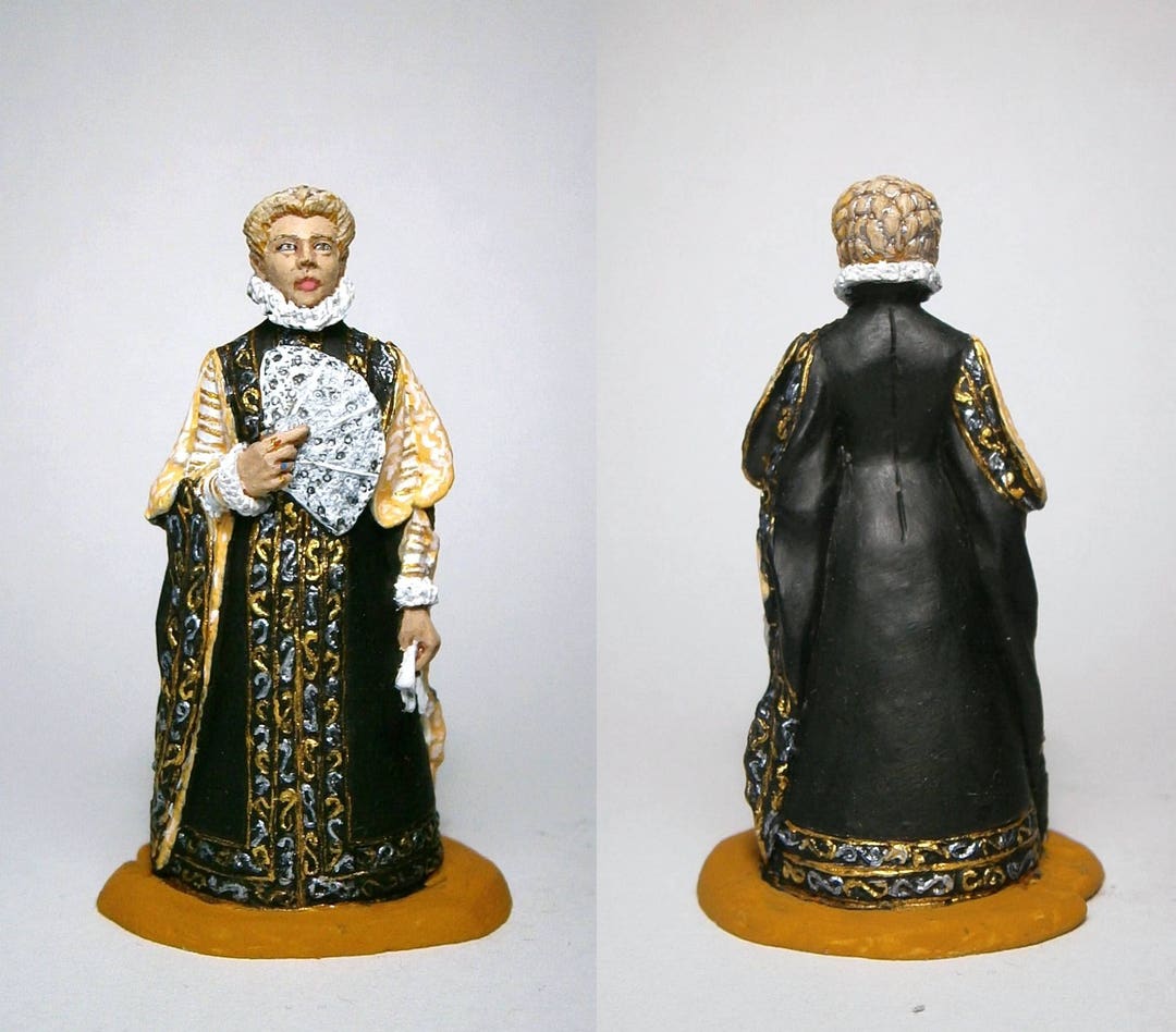 Anna of Austria (1549 -1580) - Queen of Spain / Tin Figure 54mm - Etsy