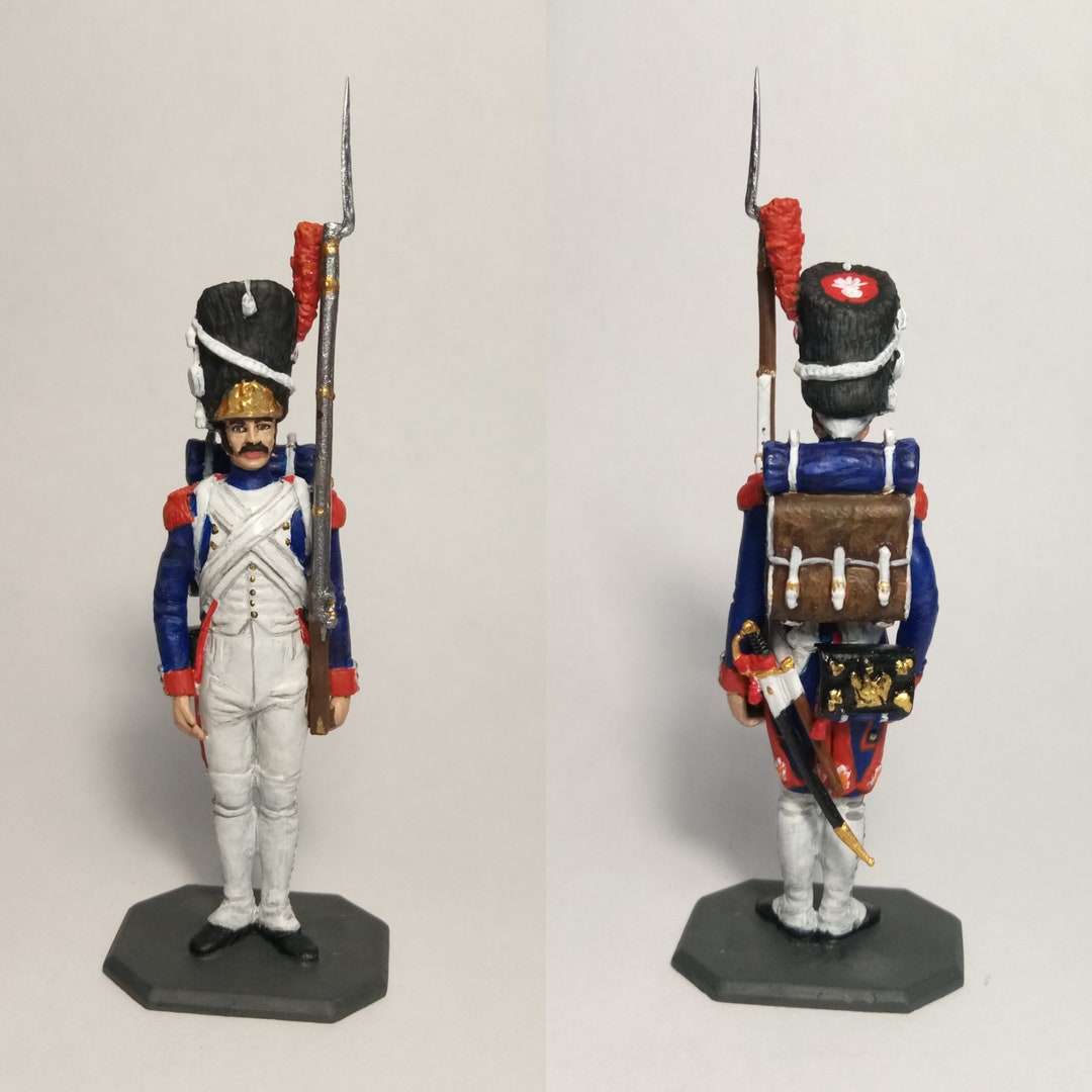 French Grenadier of the Guard. France, 1809 / Tin Figure 54mm - Etsy