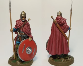 Anglo Saxon Warrior With Spear / Tin Figure 54mm - Etsy