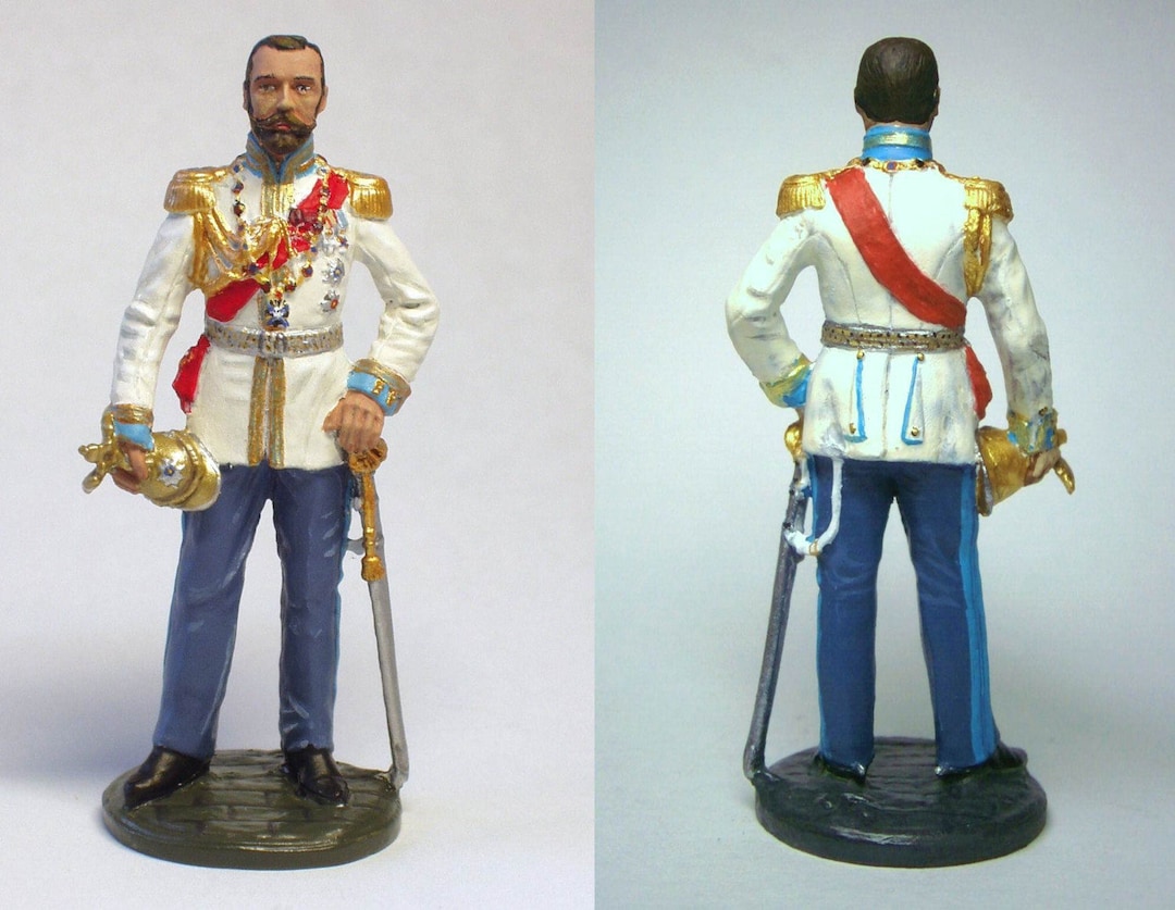 Nicholas II - Last Emperor of Russia 1894-1917 / Tin Figure 54mm - Etsy