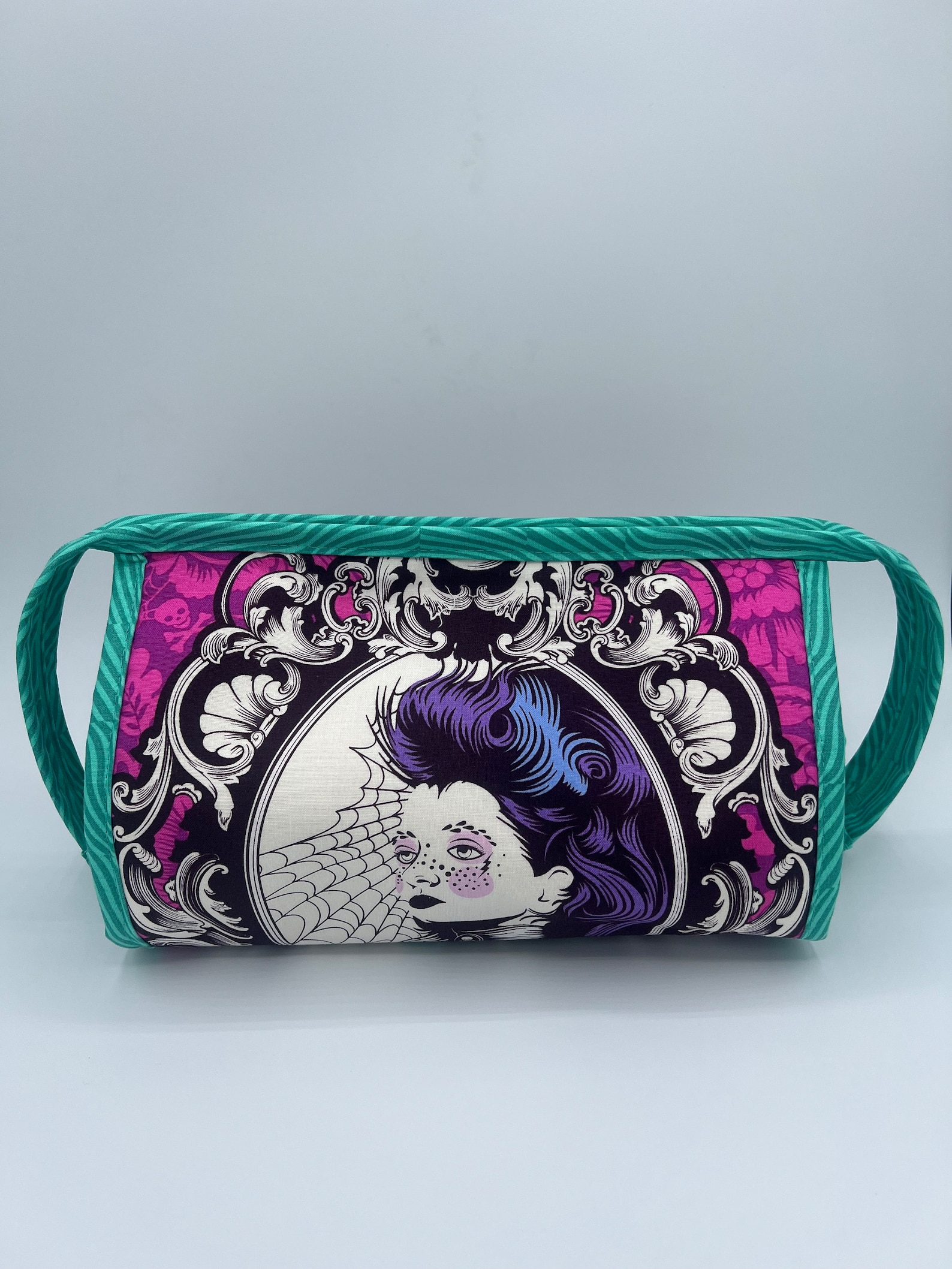 Tula Pink Deja Vu Nightshade Jumbo Pocket Organizer Bag/ 3 Pocket ...