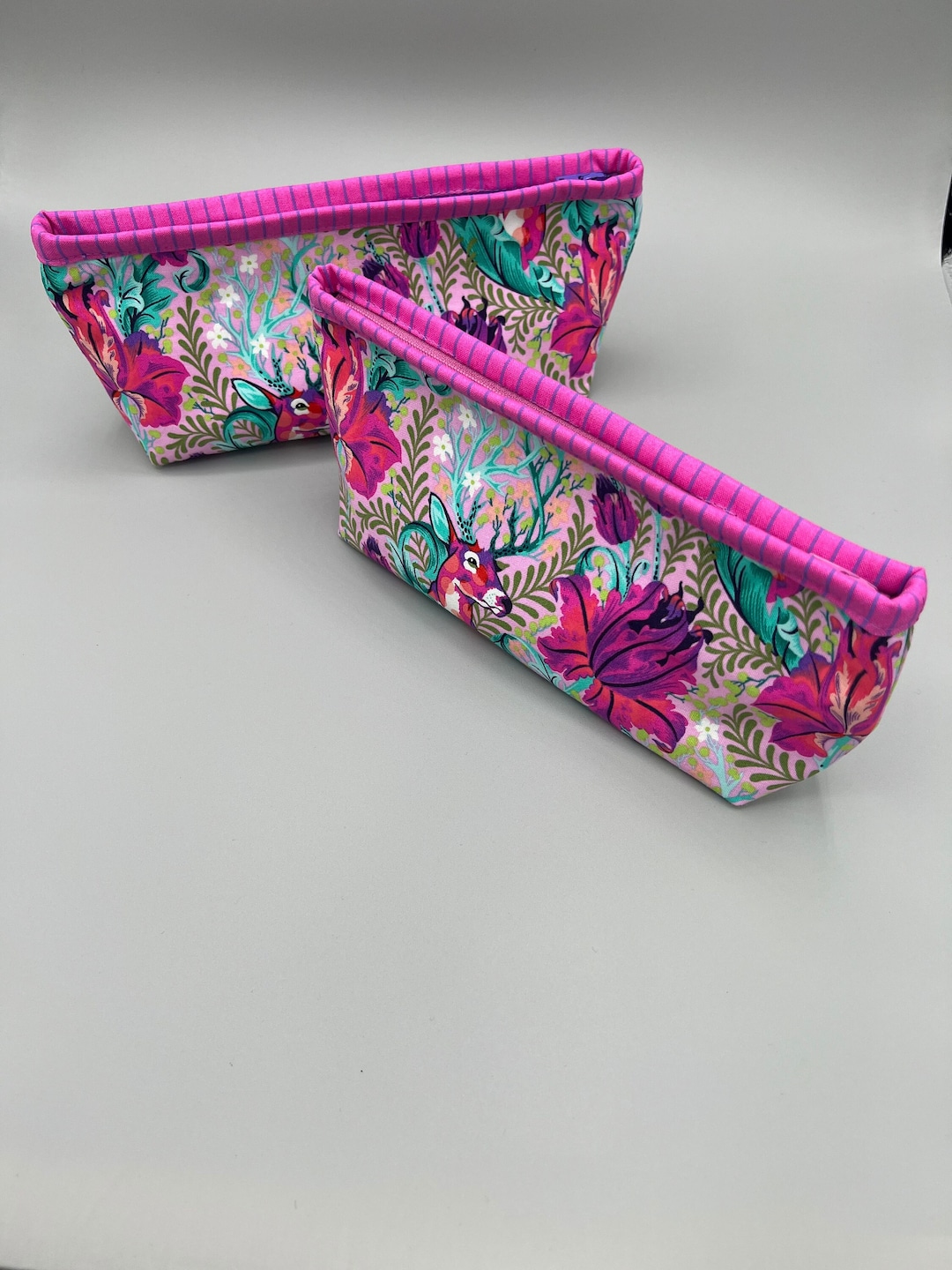 Tula Pink Tiny Beasts Small Zipper Pouch - Etsy