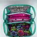 Tula Pink Deja Vu Nightshade Jumbo Pocket Organizer Bag/ 3 Pocket ...