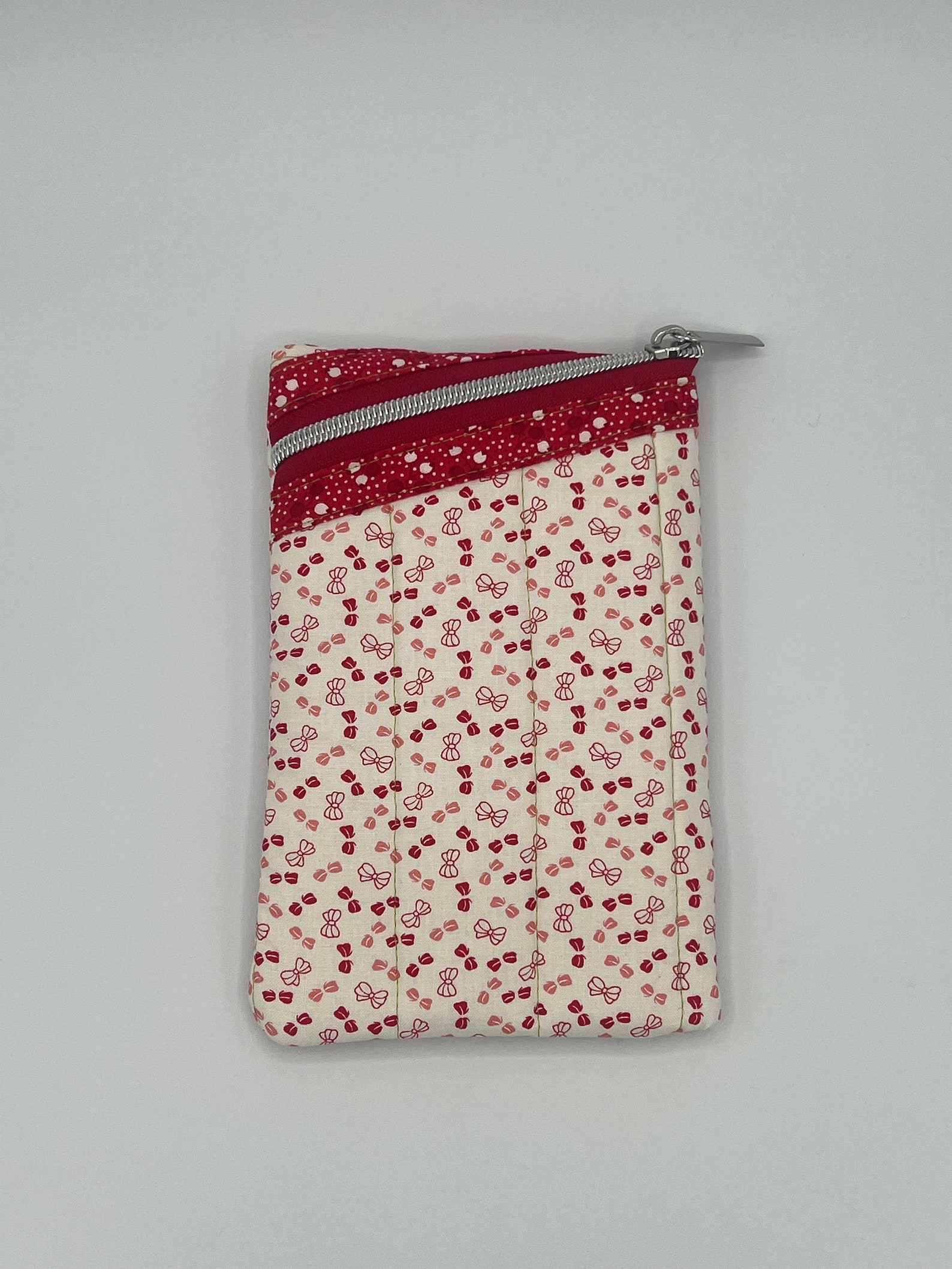 Flat Quilted Cross Zipper Pouch - Etsy