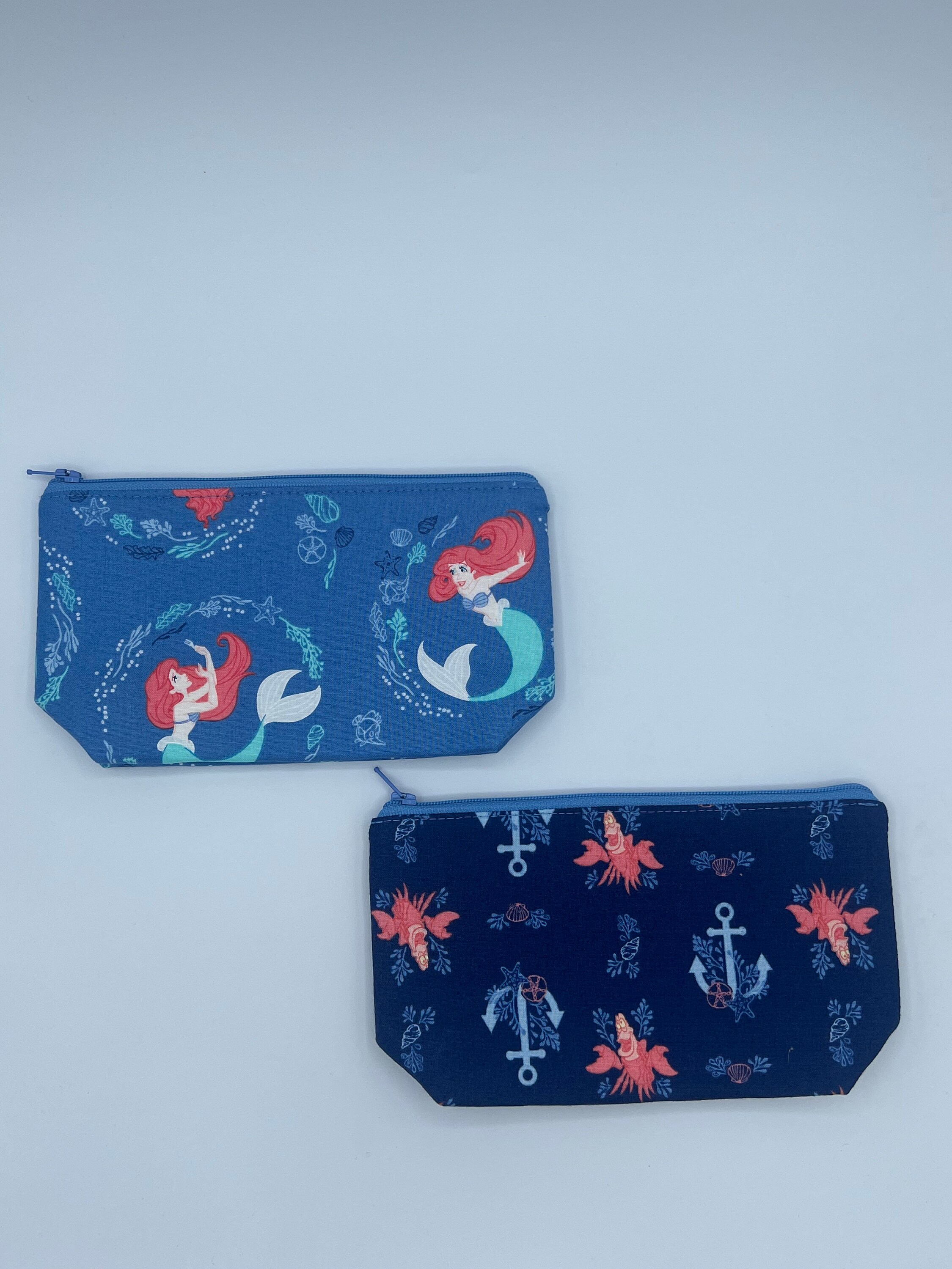 Little Mermaid and Sebastian Small Pouches - Etsy