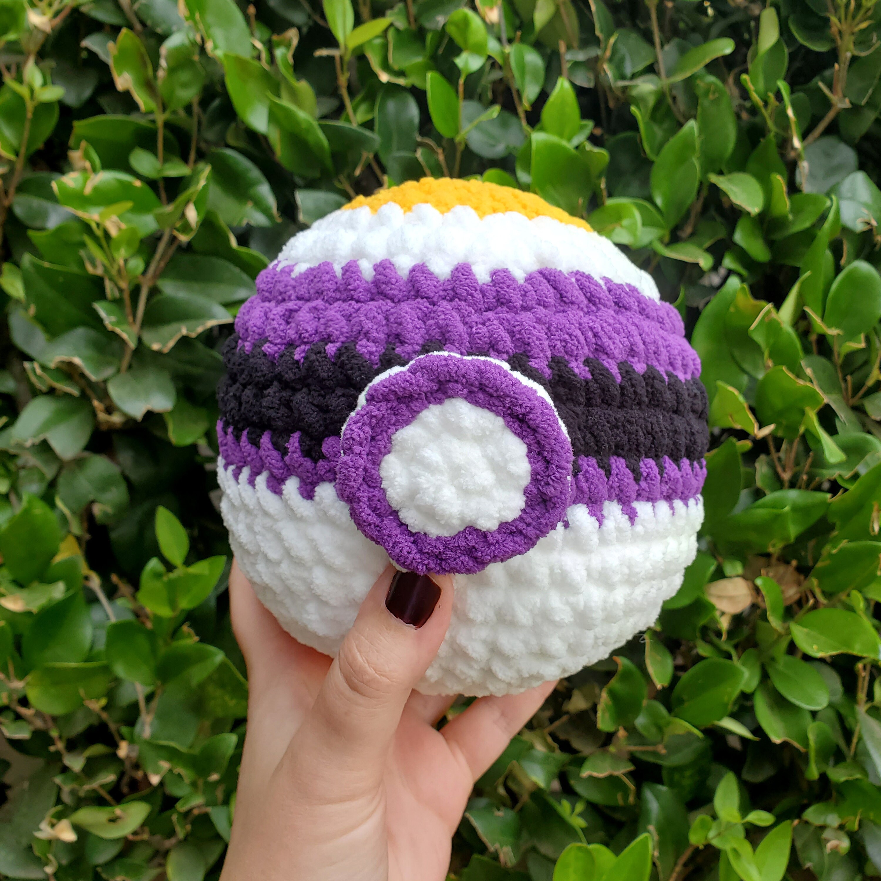 Non-binary Pride Ball Pokéball Plushie Made to Order Pokémon - Etsy