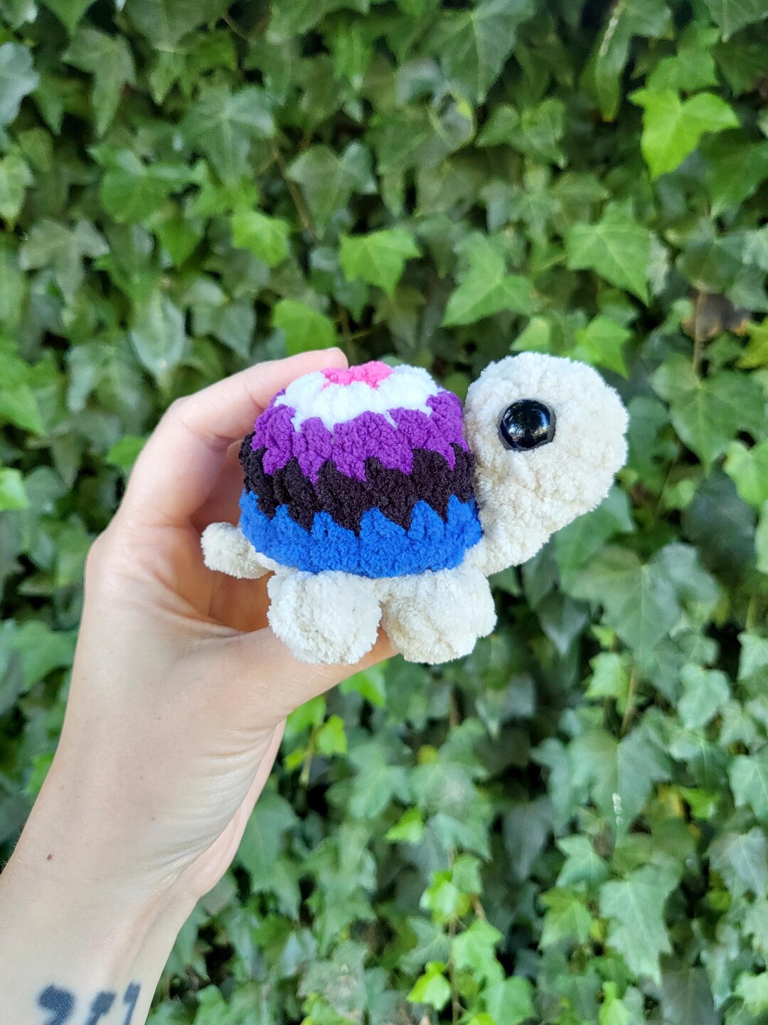 Genderfluid Pride Turtle Plushie | Made to Order by Queer Artist! - Etsy