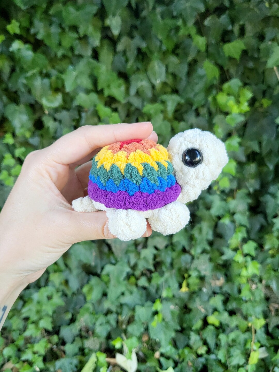 Gay Pride Rainbow Turtle Plushie | Made to Order by Queer Artist! - Etsy