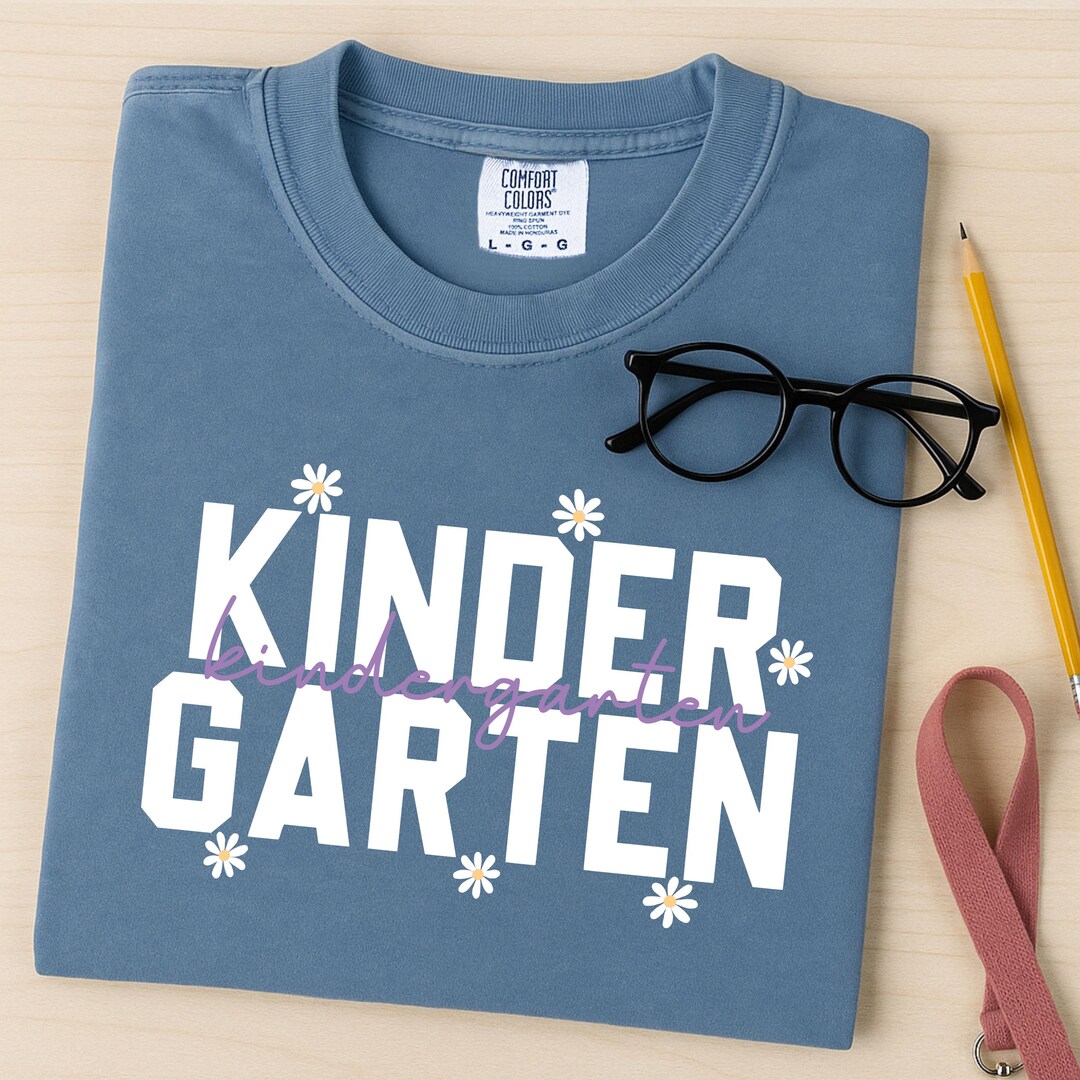 Kindergarten Teacher Tee, Kinder Teacher Tshirt, Teacher Grade Teacher ...