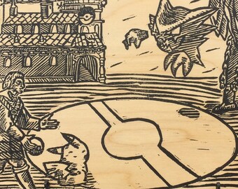 Medieval woodcut | Etsy