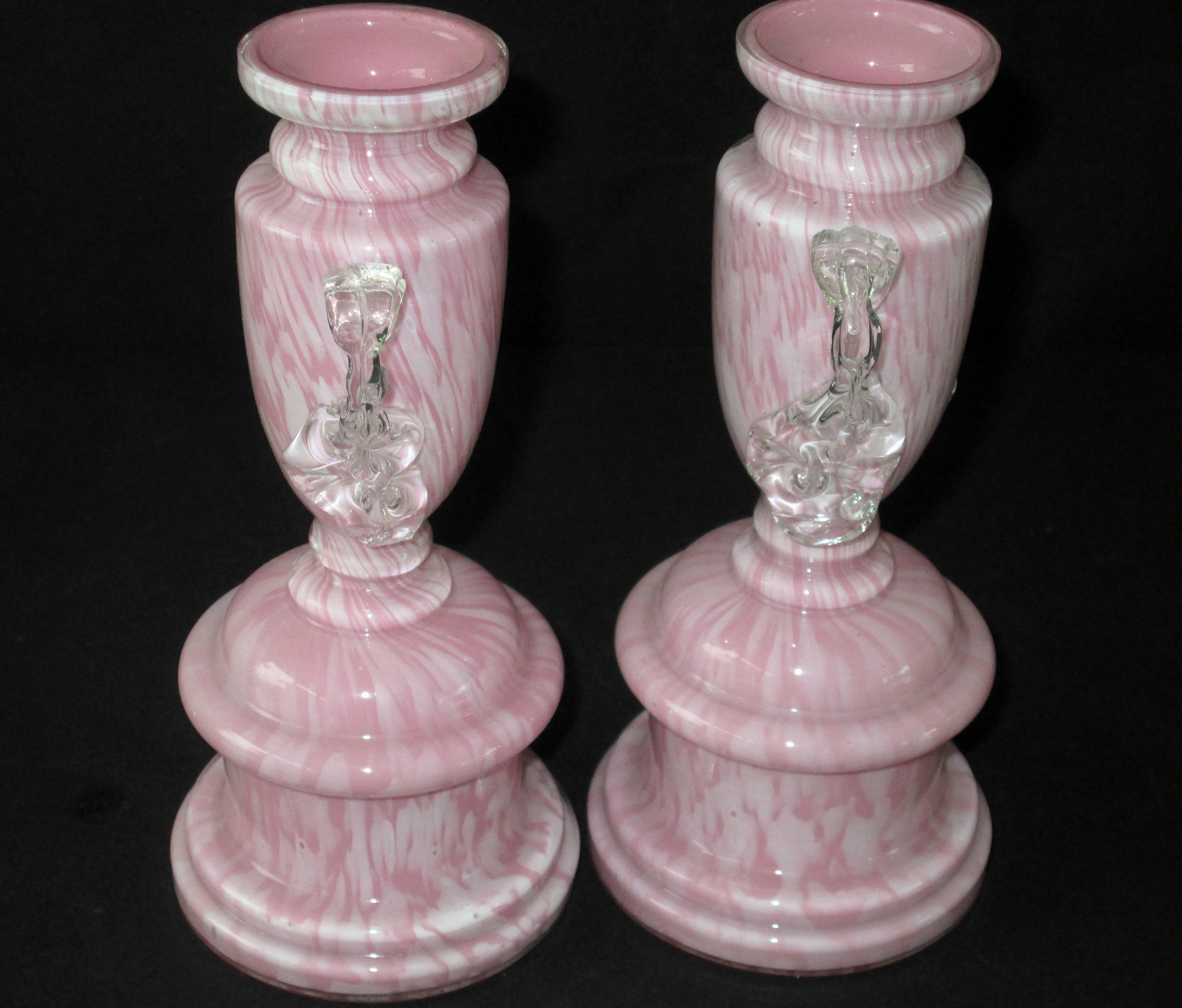 Pair of Welz Glass Trophy Vases. - Etsy