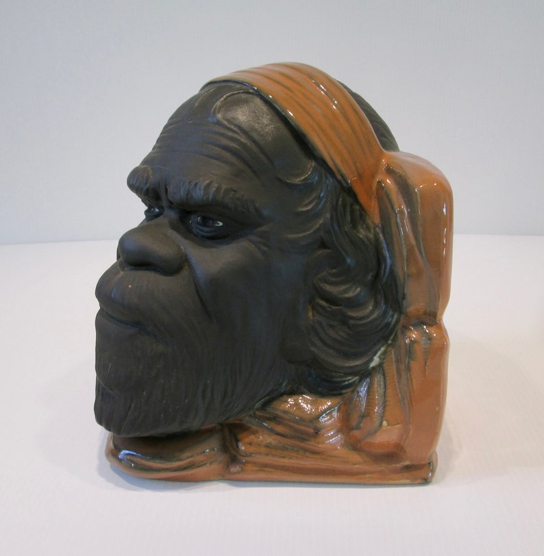 Studio Anna Pottery Aboriginal Face Bookend - Door Stop - Etsy
