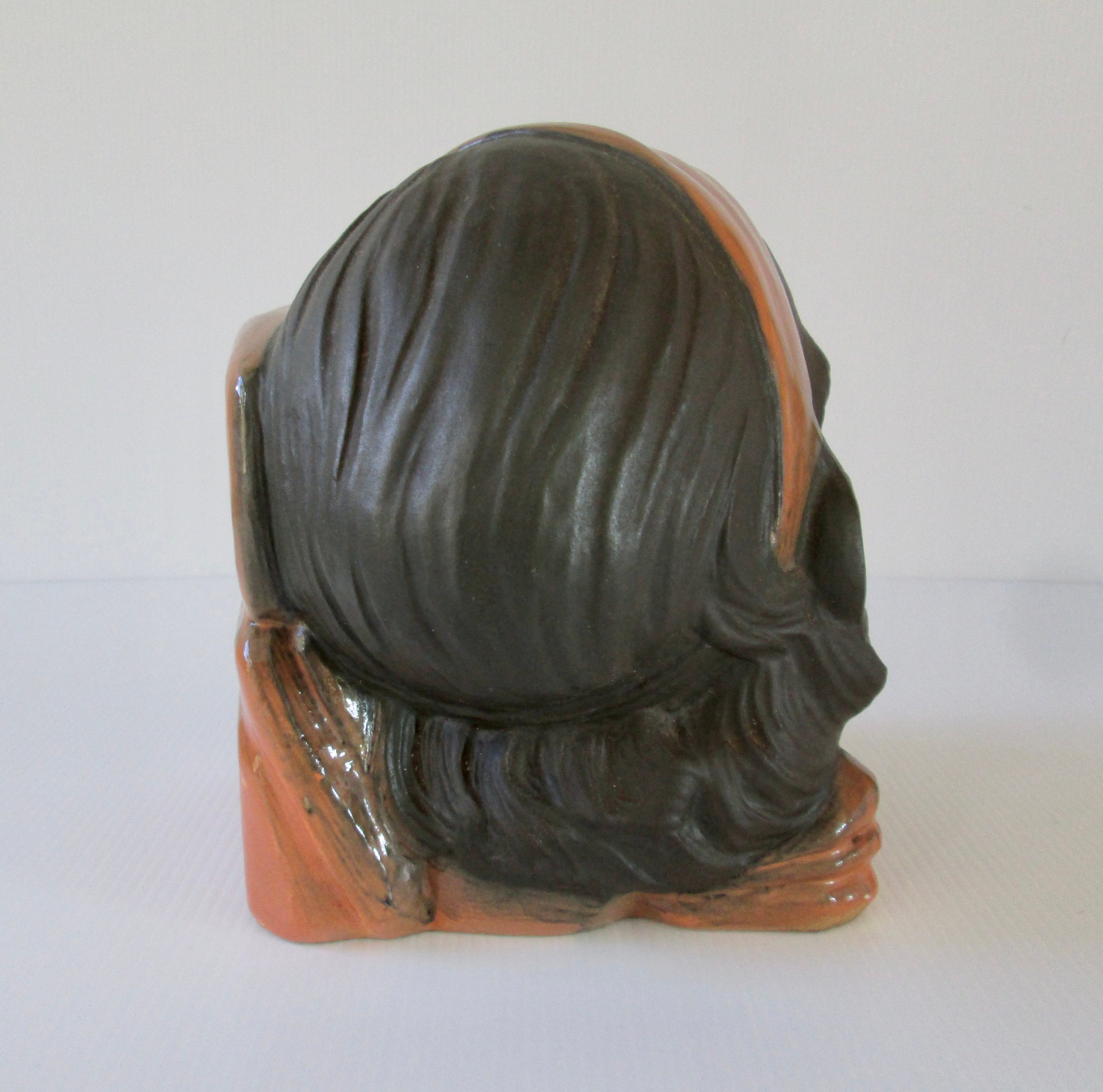 Studio Anna Pottery Aboriginal Face Bookend - Door Stop - Etsy