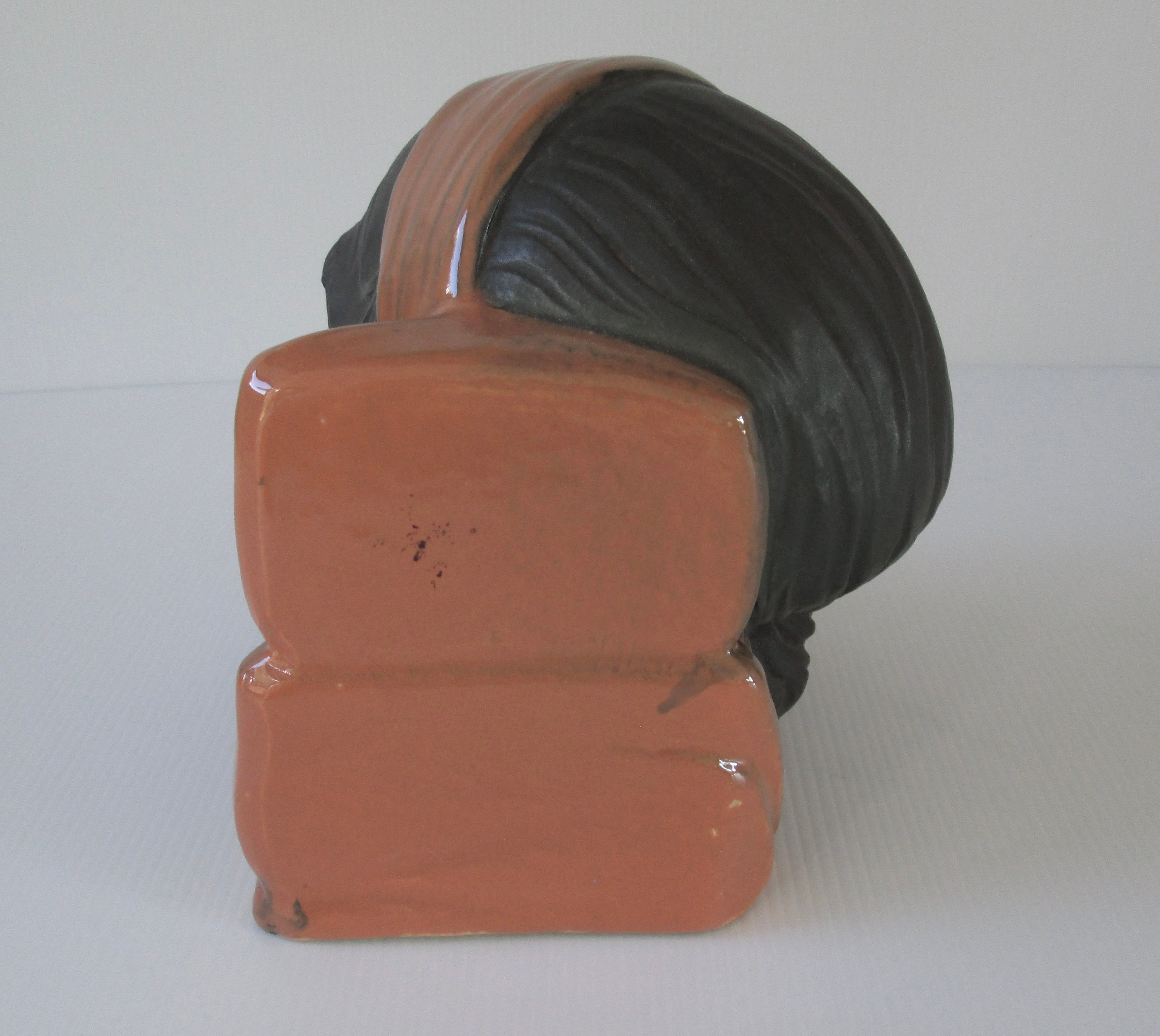 Studio Anna Pottery Aboriginal Face Bookend - Door Stop - Etsy