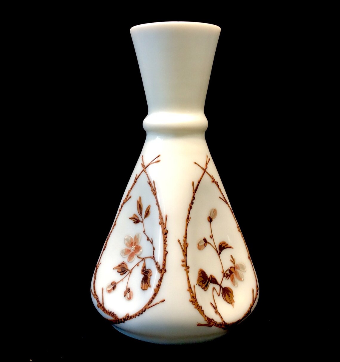 C1890 Harrach Glass Vase Marked Uranium Glass Bohemian Glass - Etsy