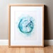 Eardrum Watercolor Print - Speech Path and Audiology and ENT Art - Ear ...