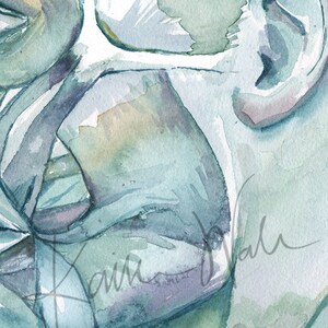 Profile of the Muscles of Facial Expression Watercolor Print - Muscular ...