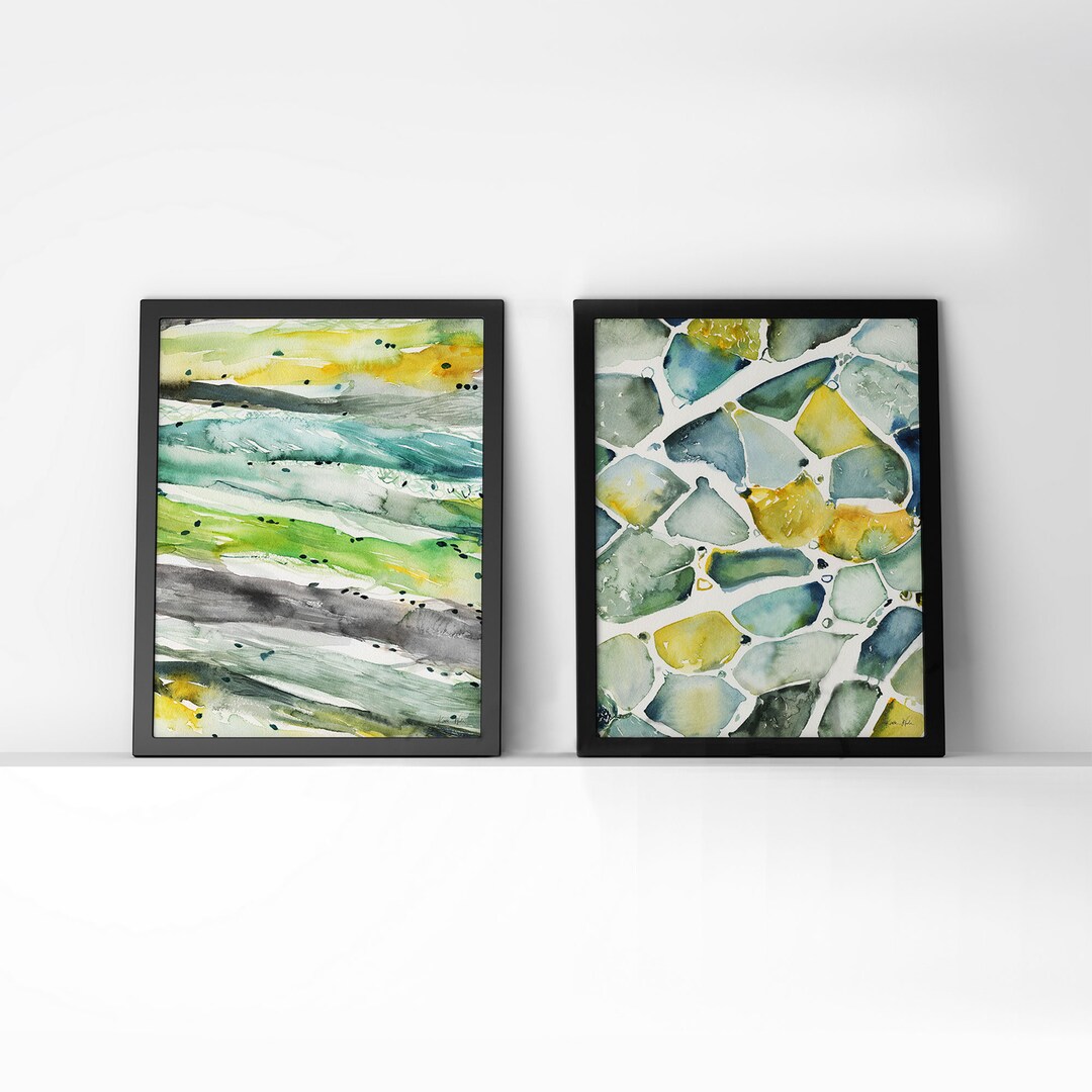 Muscle Histology Watercolor Print Set - Muscle Fiber Painting - Muscle ...