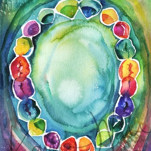 Bright Baby Teeth Watercolor Print - Pedodontist Art - Dental Art ...