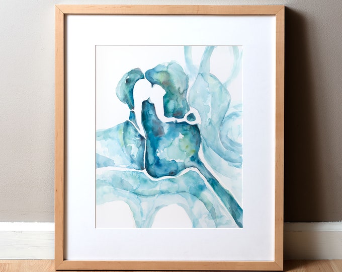 Cochlear Implant Electrode Array Watercolor Print Audiology - Etsy