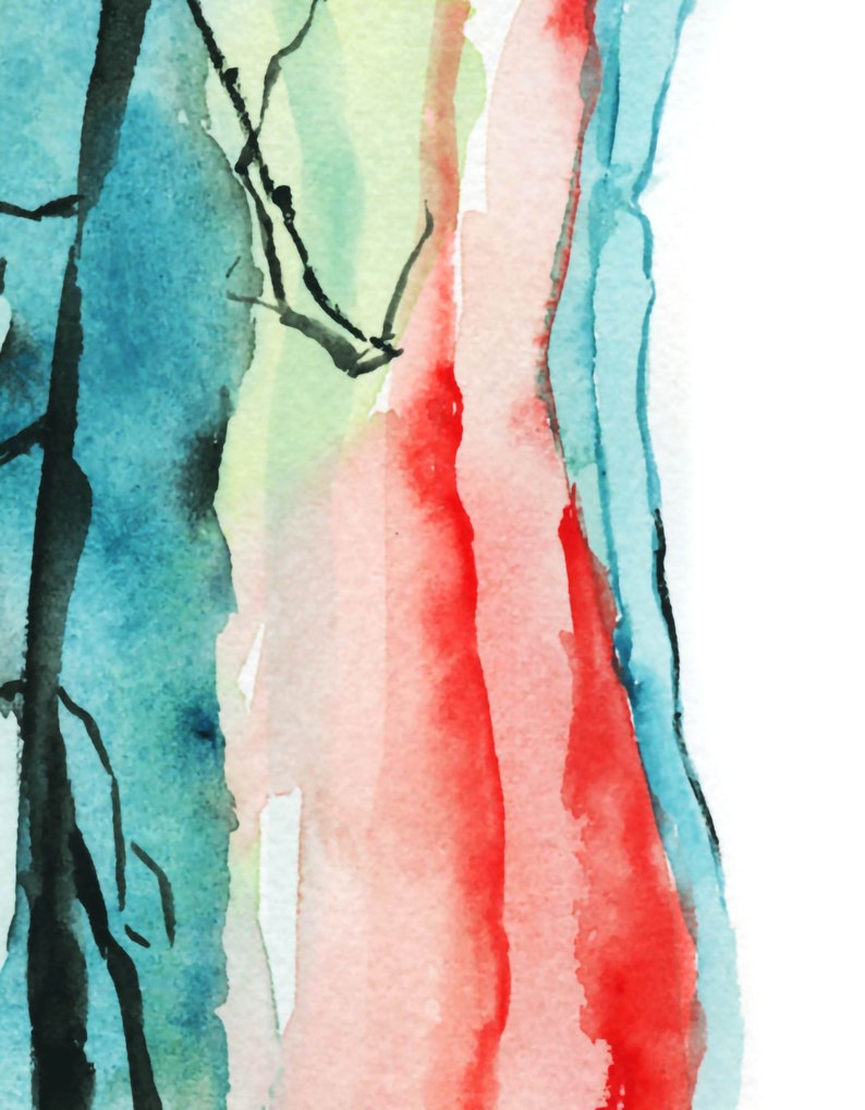 Fem-pop Bypass Watercolor Print Pulmonology Anatomy Painting | Etsy