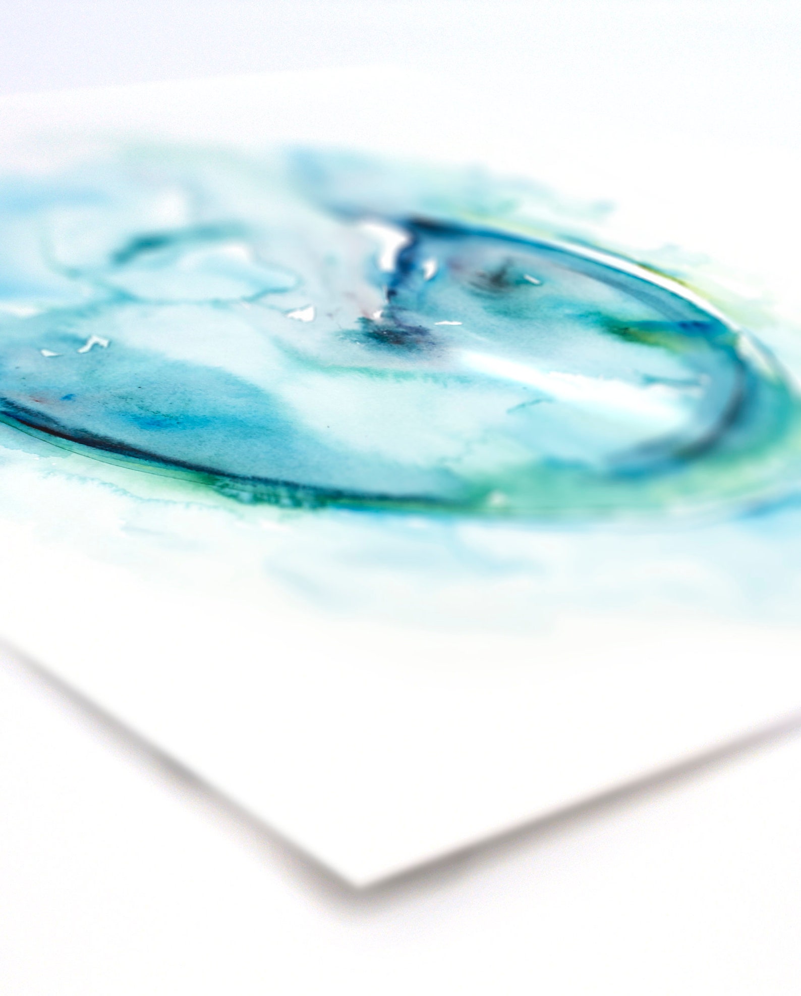 Eardrum Watercolor Print - Speech Path and Audiology and ENT Art - Ear ...