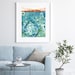Squamous Watercolor Print - Skin Cell Art - Integumentary System ...