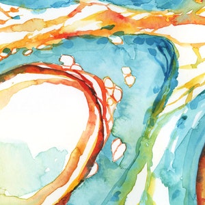 Trichodiscoma Watercolor Print - Skin Cell Art - Integumentary System ...