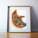 Placenta Watercolor Art Print - Pregnancy Anatomy Art Print - OBGYN ...