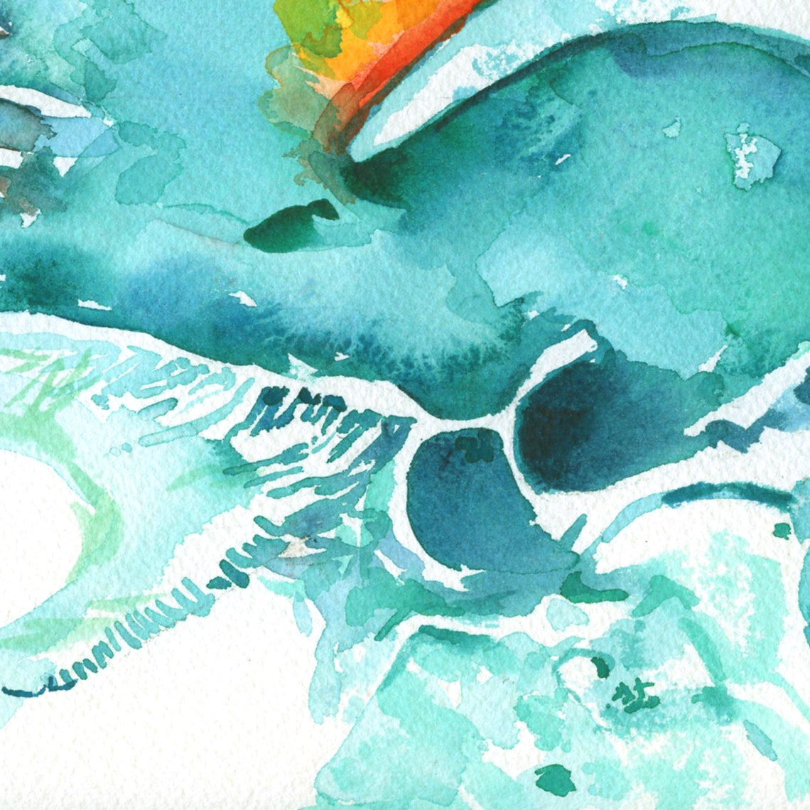 Dawson’s Fingers Watercolor Print - MS Art - Multiple Sclerosis ...
