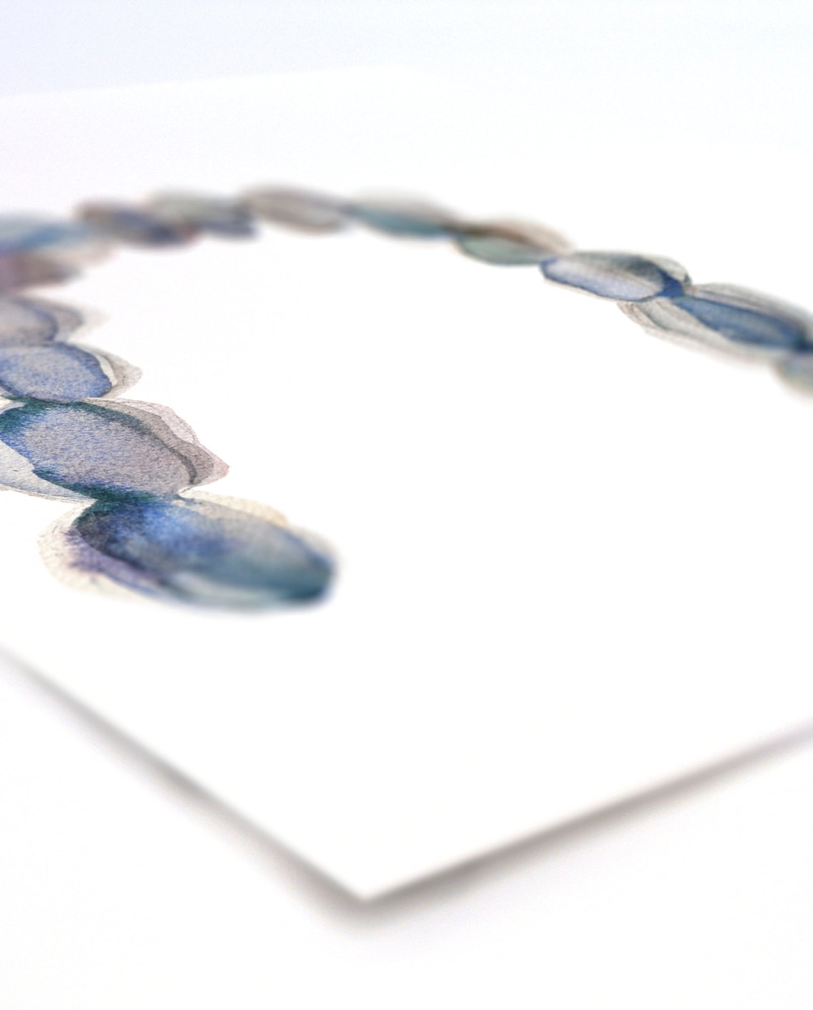 Set of 3 Blue Gray Teeth Print Dental Art Set Teeth - Etsy